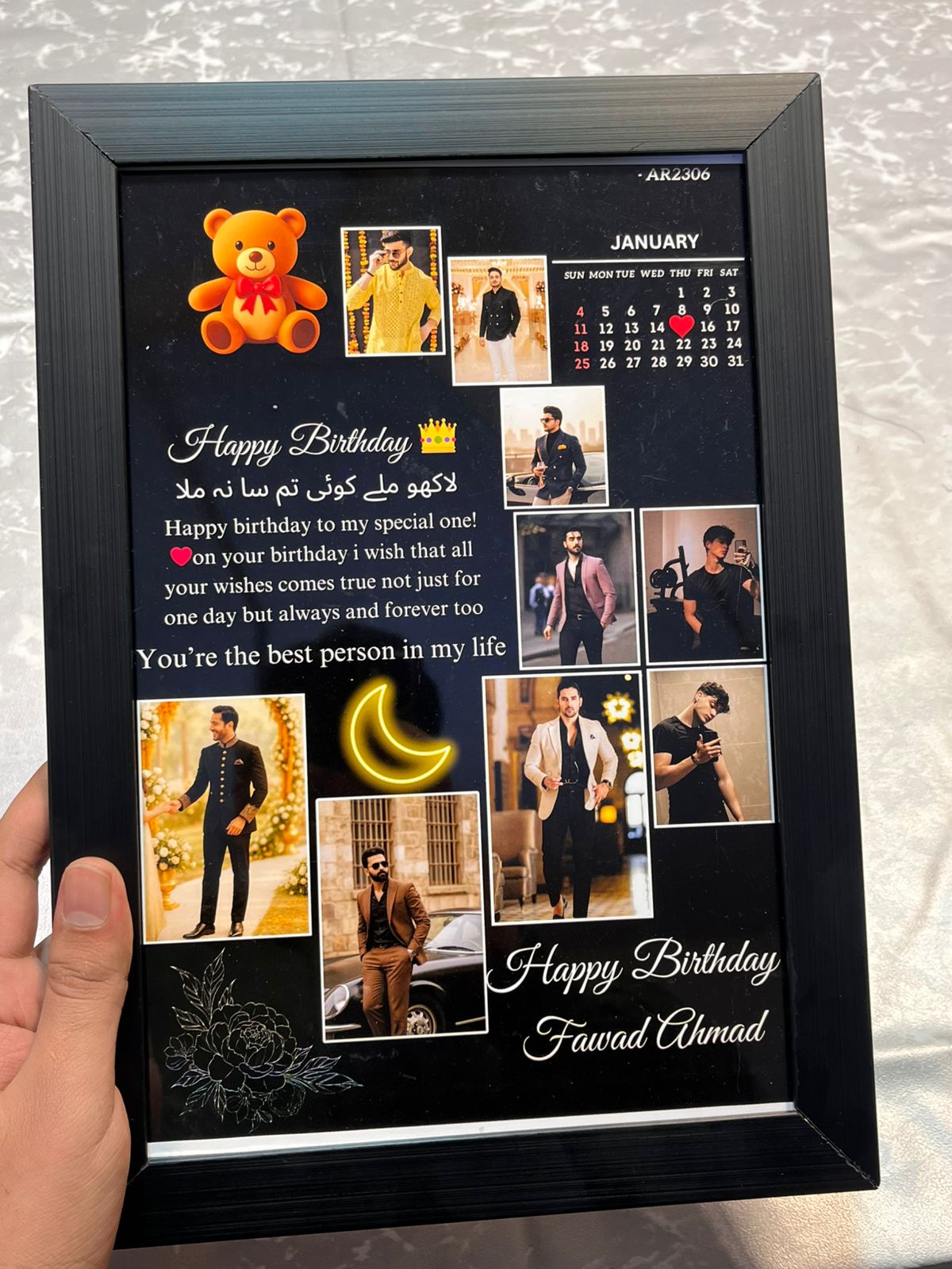 Customize Wooden frame for Birthday – Giftbylishees